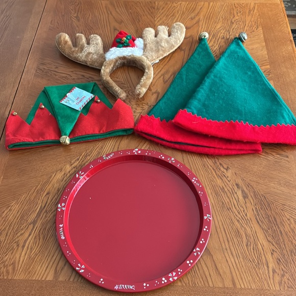 Holiday | Holiday Serving Tray And Hatsheadband | Poshmark
